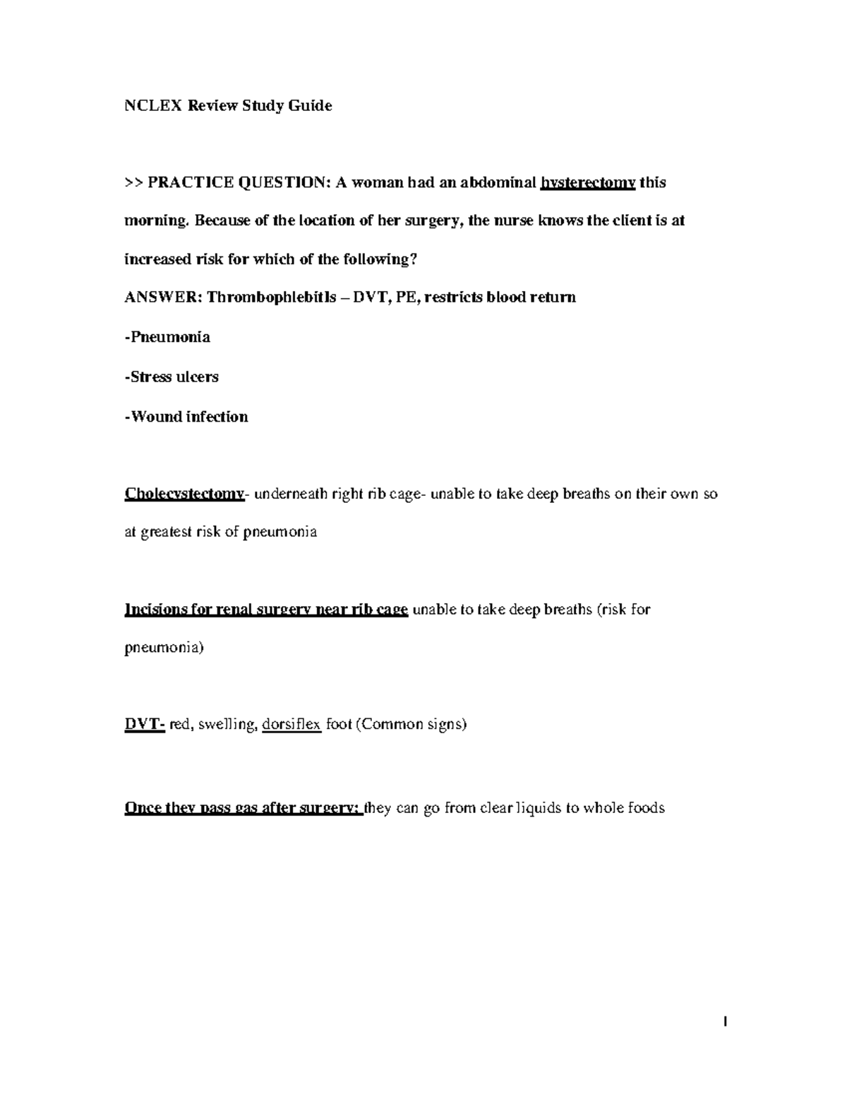 Nclex Review Study Guide - NCLEX Review Study Guide >> PRACTICE ...