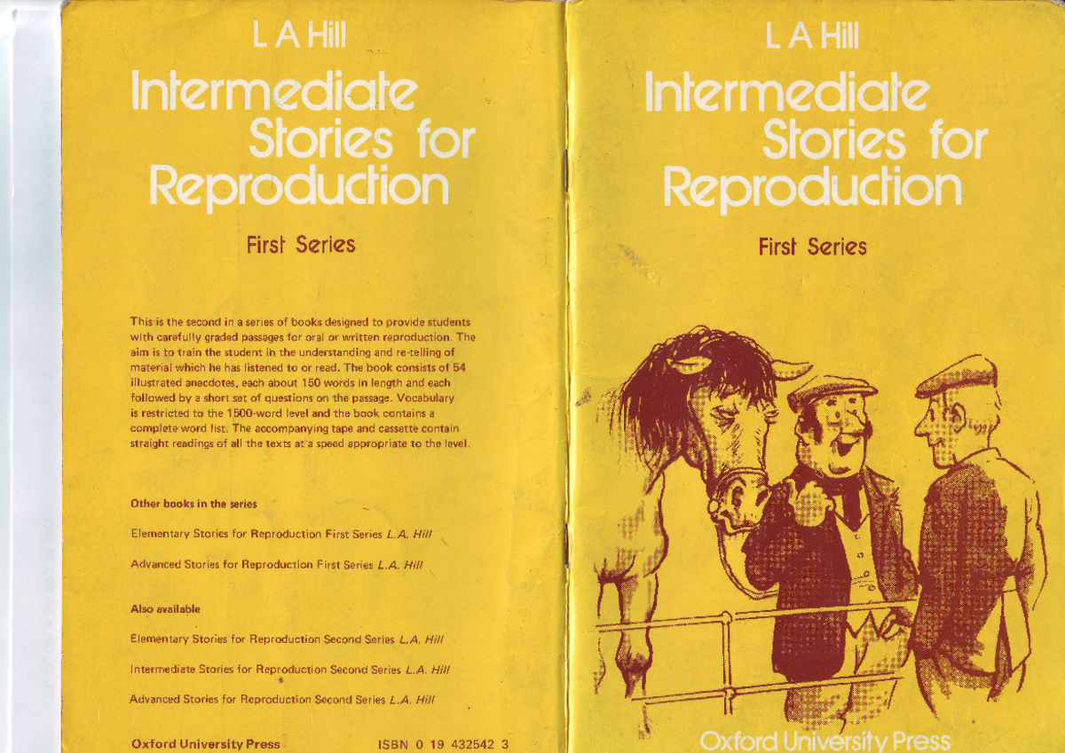 Intermediate Stories for Reproduction 1 - gt at i ' ; ct, . L. sr CJ ...