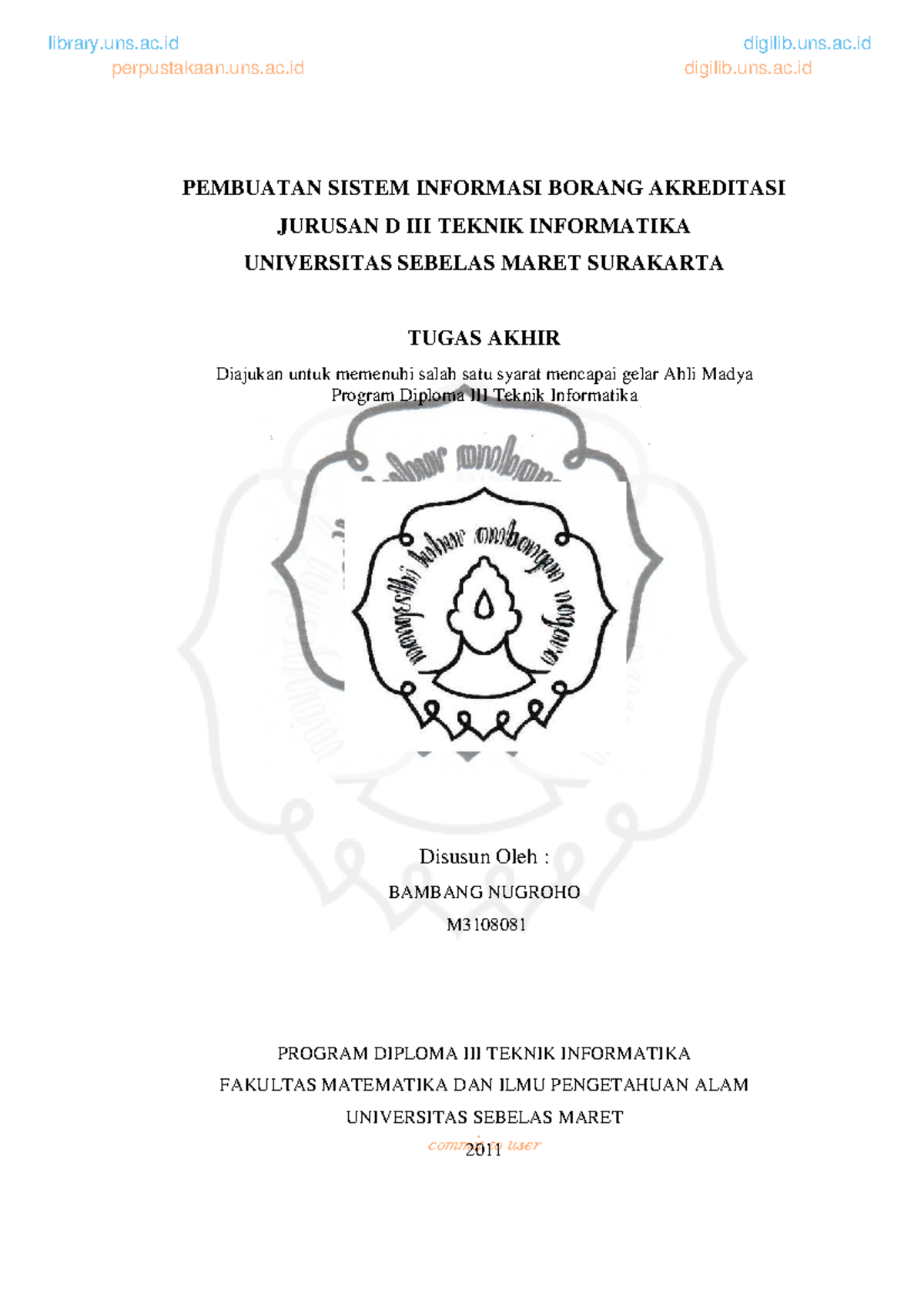 Penerapan metode - perpustakaan.uns.ac digilib.uns.ac commit to user i ...