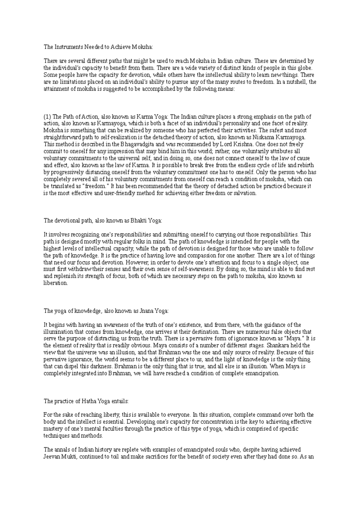 Lesson 3 Concept of Purusharthas - The Instruments Needed to Achieve ...