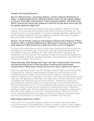 Chapter checkpoint 1 - Chapter Checkpoints Module 1 Why were ancient ...