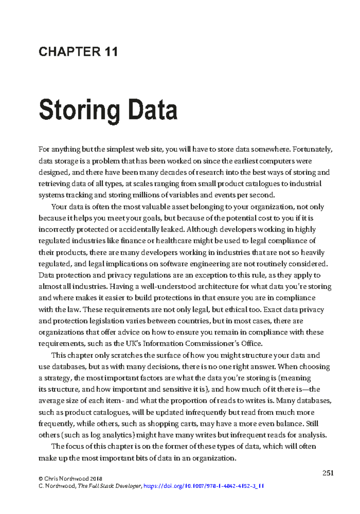 Web development notes (68) - © Chris Northwood 2018 251 C. Northwood ...