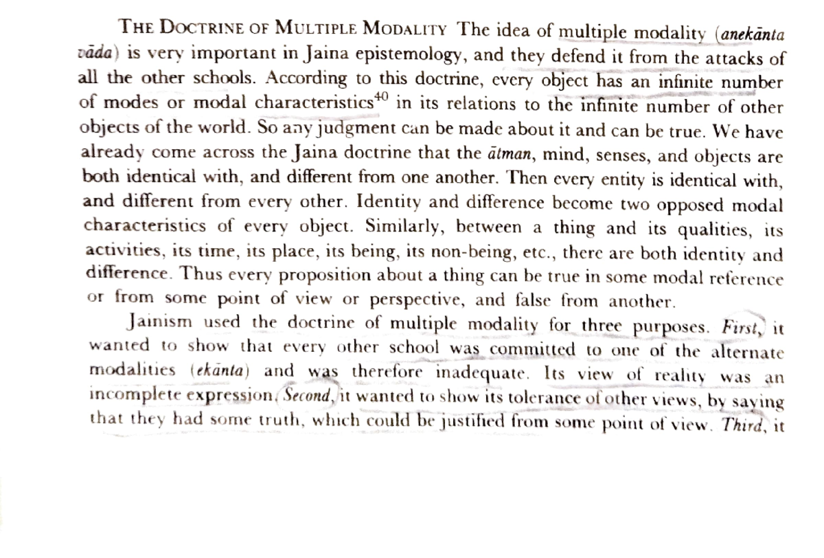 Indian Philosophy - THE DoCTRINE OF MULTIPLE MODALITY The idea of ...