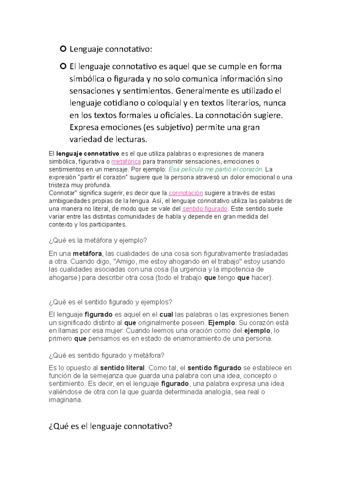 Lenguaje connotativo - ayyda - Lenguaje connotativo: El lenguaje ...