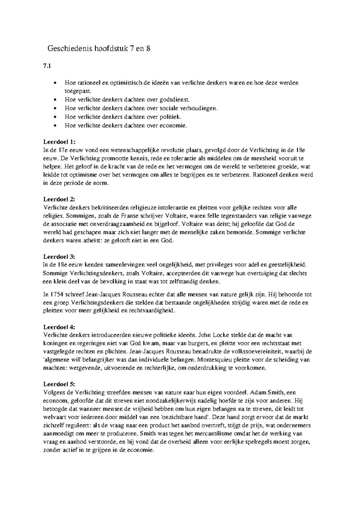 Hoofdstuk 7 en 8 geschiedeniswerkplaats - Geschiedenis hoofdstuk 7 en 8 ...