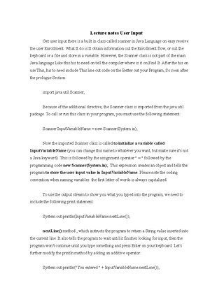 Tutorial 1 Answers - programming java practice - Tutorial 1 – Java and Simple OOP (1st February ...