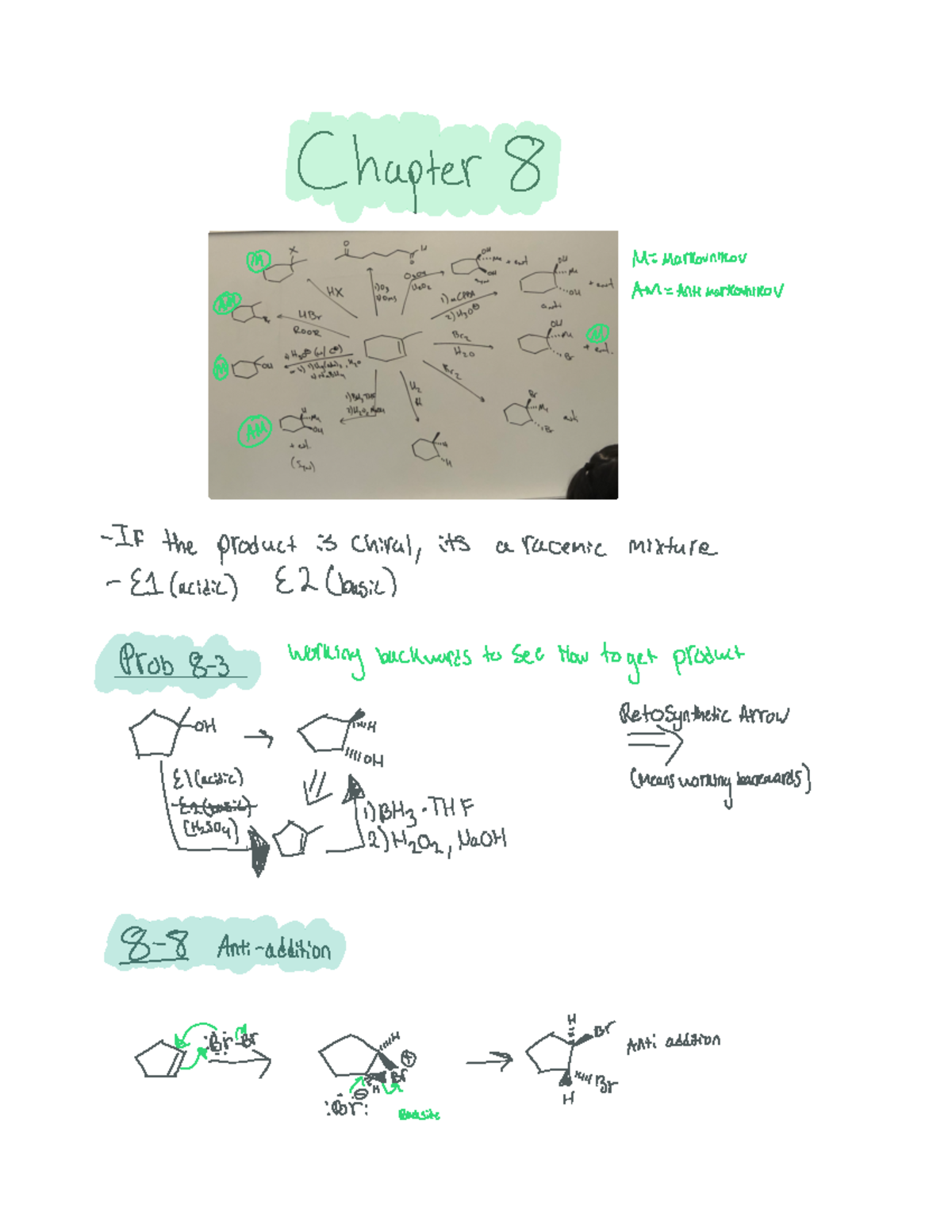 Chapter 8 - Organic Chemistry Fall 2018 Book: L.G. Wade and J. W. Simek ...