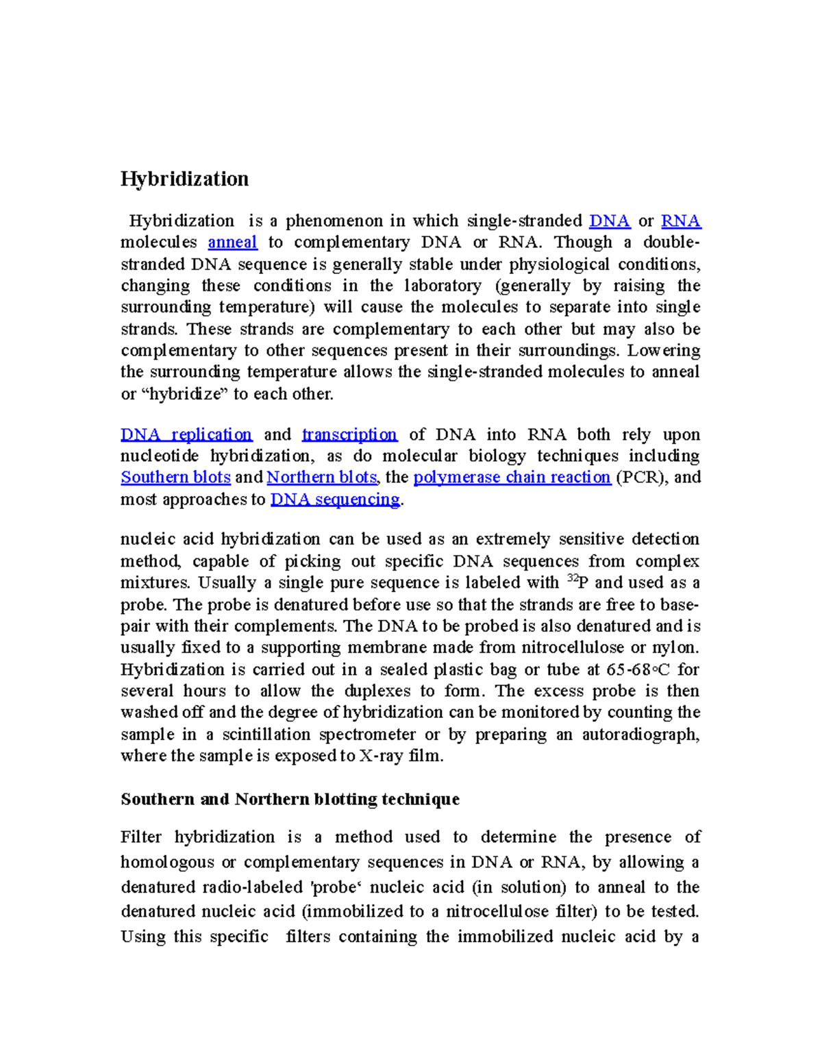 Hybridization - Hybridization Hybridization is a phenomenon in which ...