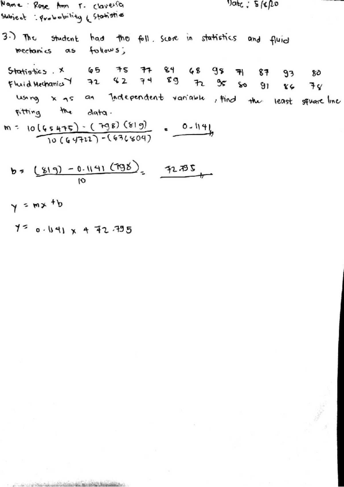 STAT AND PROB - STAT AND PROB - BSCE - Studocu