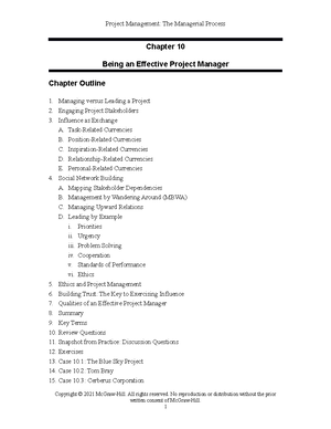 Larson PM 8e CH09 IM - Chapter 9 Reducing Project Duration Chapter ...