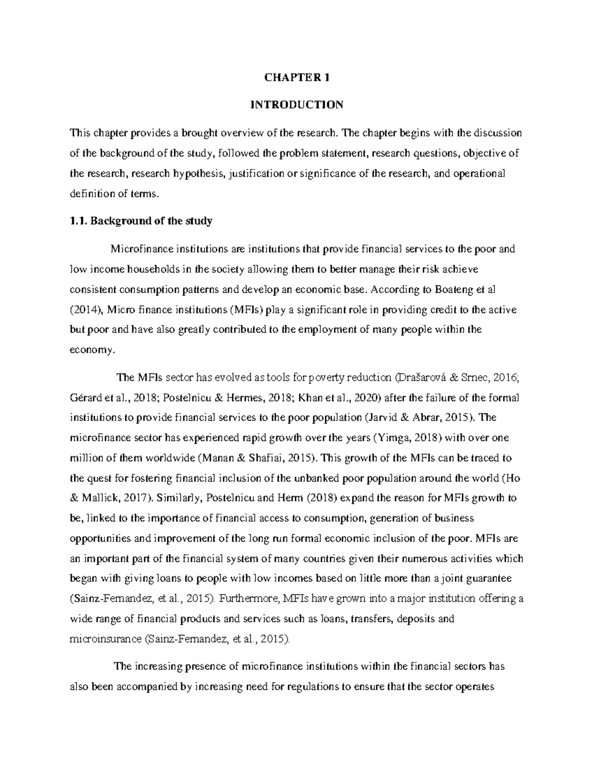 Chapter 1 to 3 - CHAPTER 1 INTRODUCTION This chapter provides a brought ...