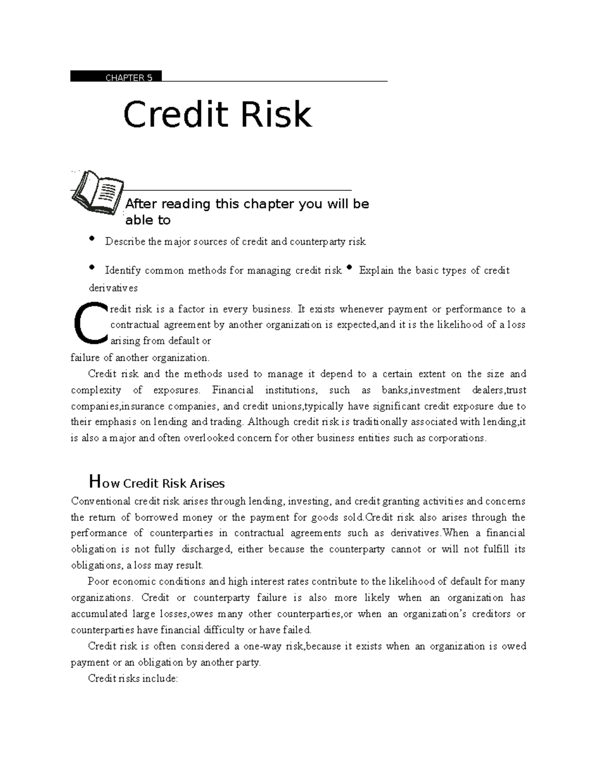 Credit Risk 5 Credit Risk Describe The Major Sources Of Credit And credit-risk-5-credit-risk-describe-the-major-sources-of-credit-and