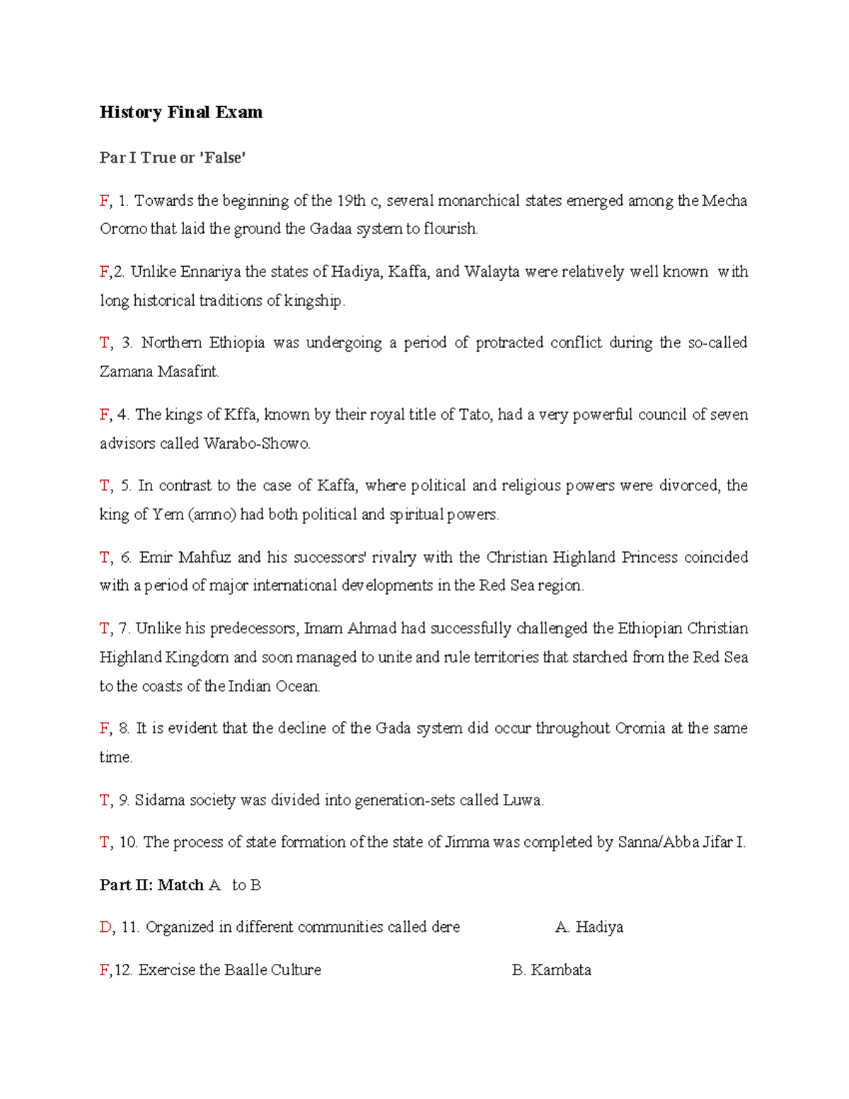 History-Final Exam Question 1 - 40 044721 - History Final Exam Par I ...