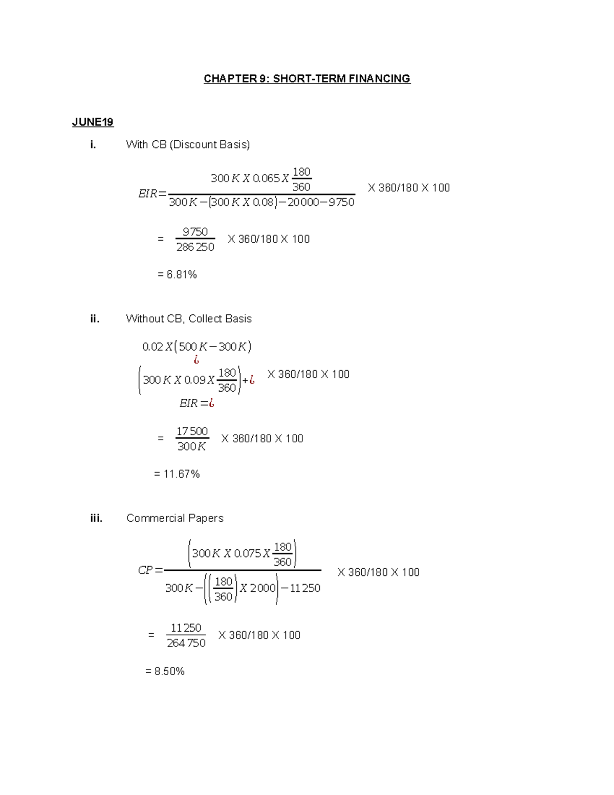 Chapter 9 Correction - FIN242 TUTORIAL - Fundamentals of Finance - UiTM ...