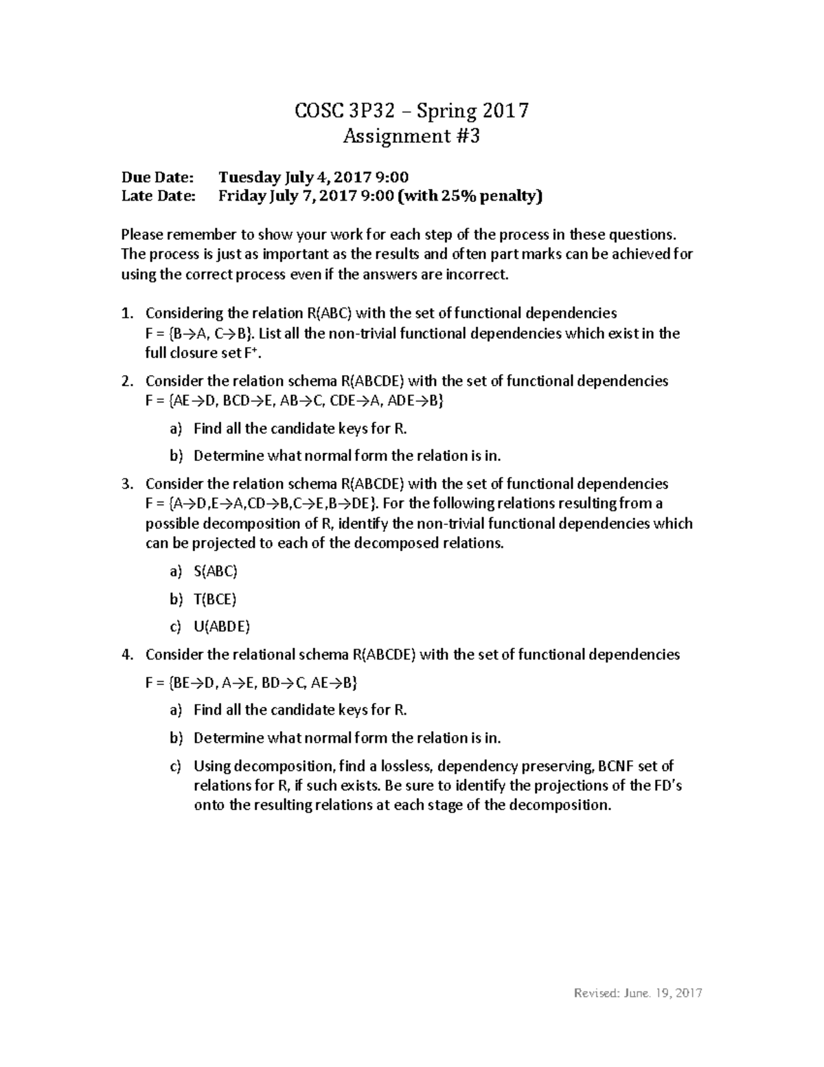 Cosc3p32a3 - Assignment #3 - Revised: June. 19, 201 7 COSC 3P32 – Spring 2017 Assignment Due ...