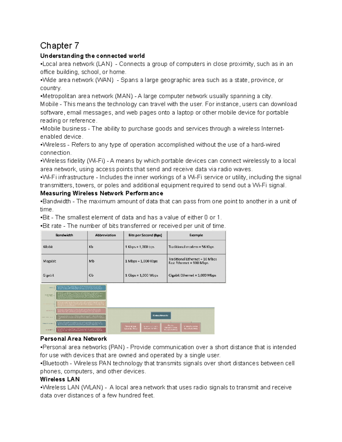 Chapter 7 - Chapter 7 Understanding the connected world •Local area ...
