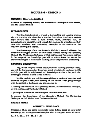 Poetry Lesson Plans - A Semi-Detailed Lesson Plan for 2nd Year BSED-English 2B in EDUC 126 ...