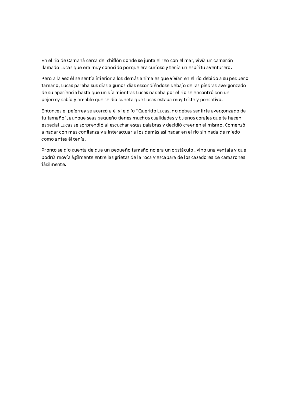 En el rio de Camaná cerca del chiflón donde se junta el reo con el mar ...