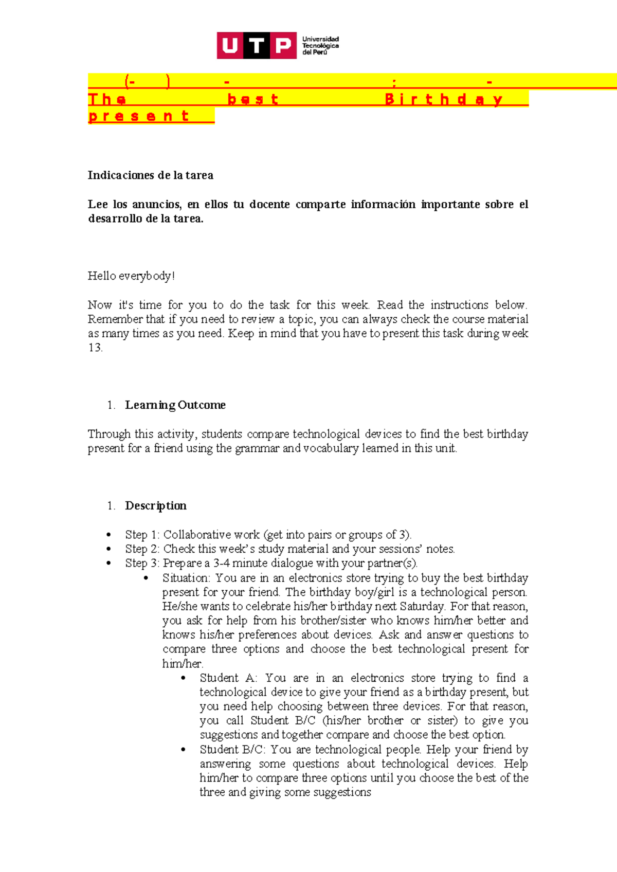 🔴 (AC-S13) Week 13 - Task Assignment - The best Birthday present ...