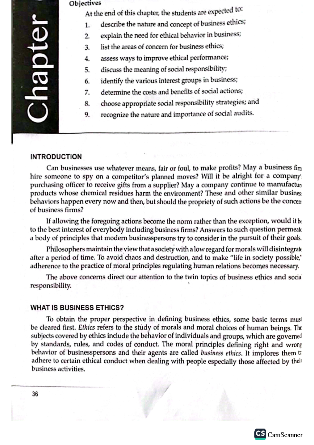 ORG - Chapter 3 - Book Edition - Objectives At the end of this chapter ...