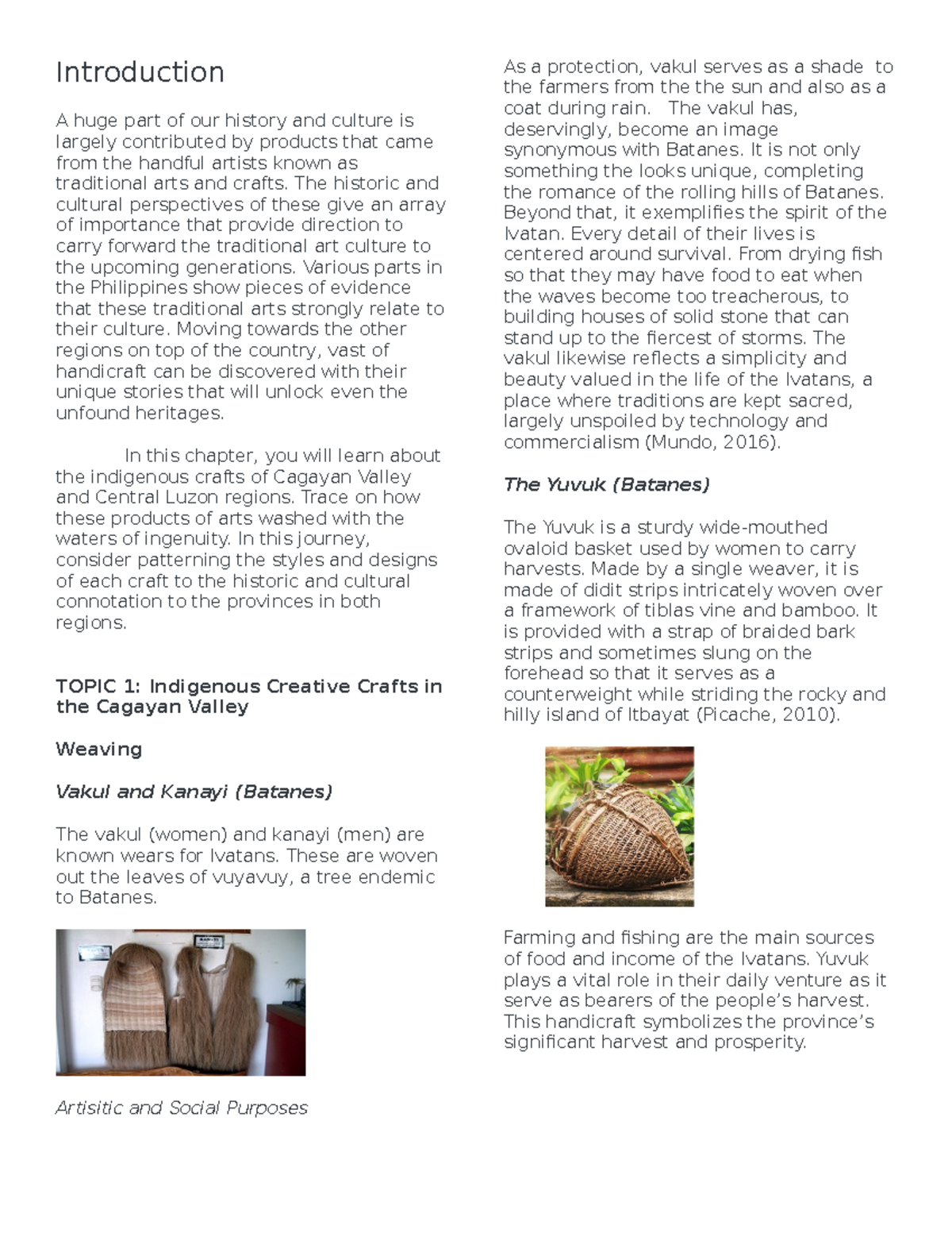 (3) Introduction and Topic 2 - Introduction A huge part of our history ...