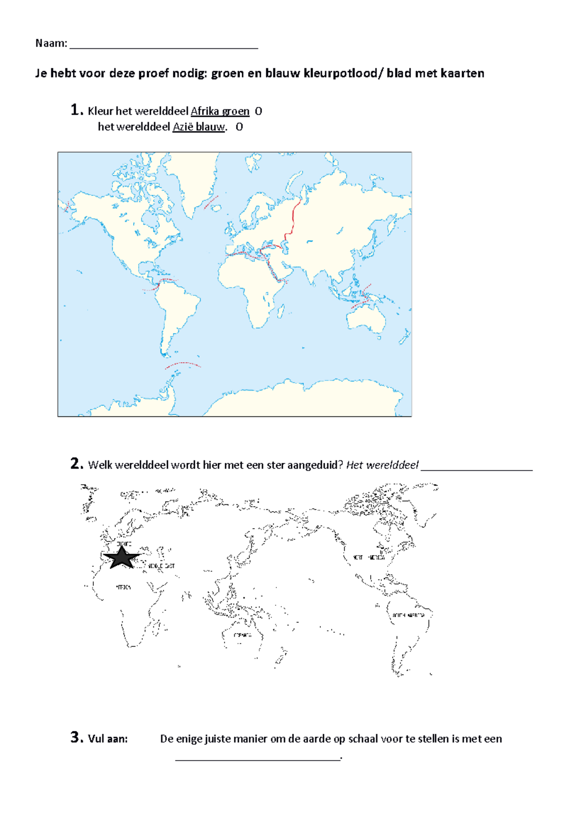 Van pool tot pool toets 2019 - Naam ...