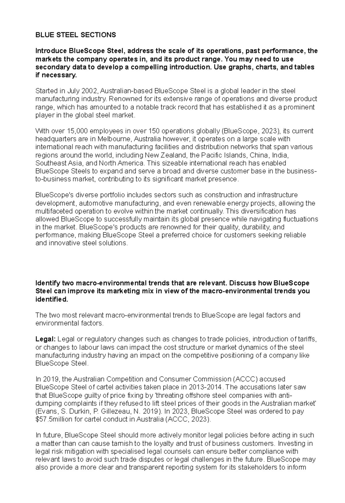 BLUE Steel B2B2 - BLUE STEEL SECTIONS Introduce BlueScope Steel ...