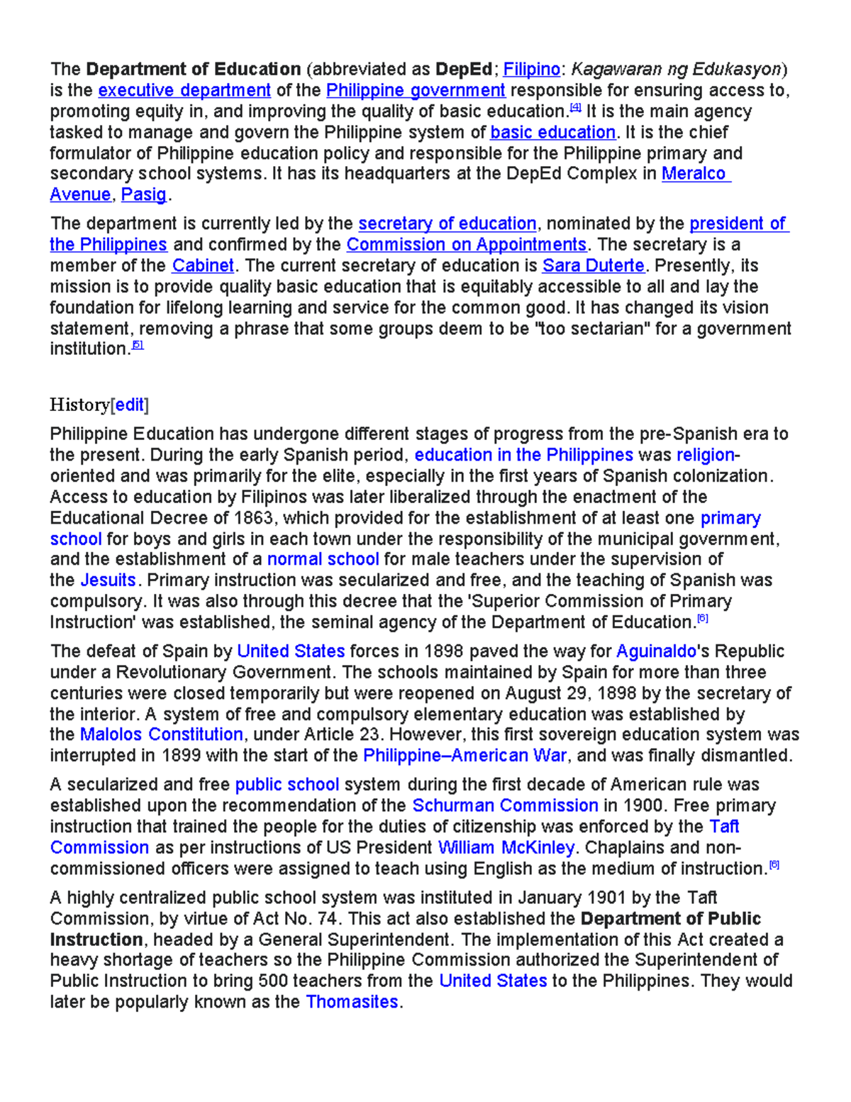 Deped - The Department of Education (abbreviated as DepEd; Filipino ...