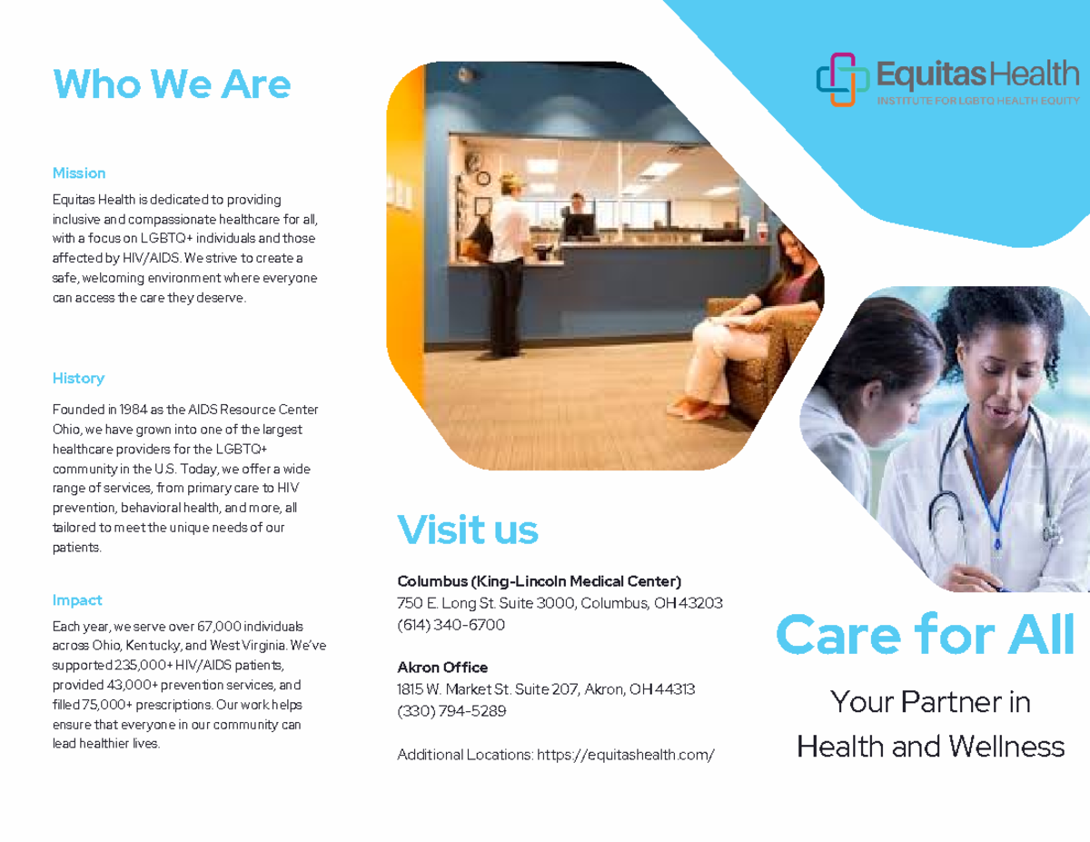 Medical Company Brochure - Your Partner in Health and Wellness Who We ...