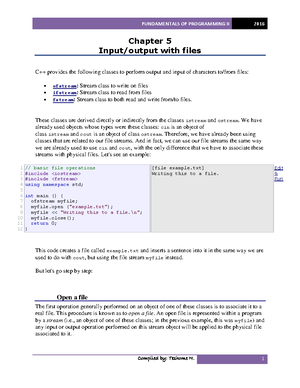 Chapter 4 Structures - Fundamentals Programming - Chapter 4 Data structures A data structure is ...