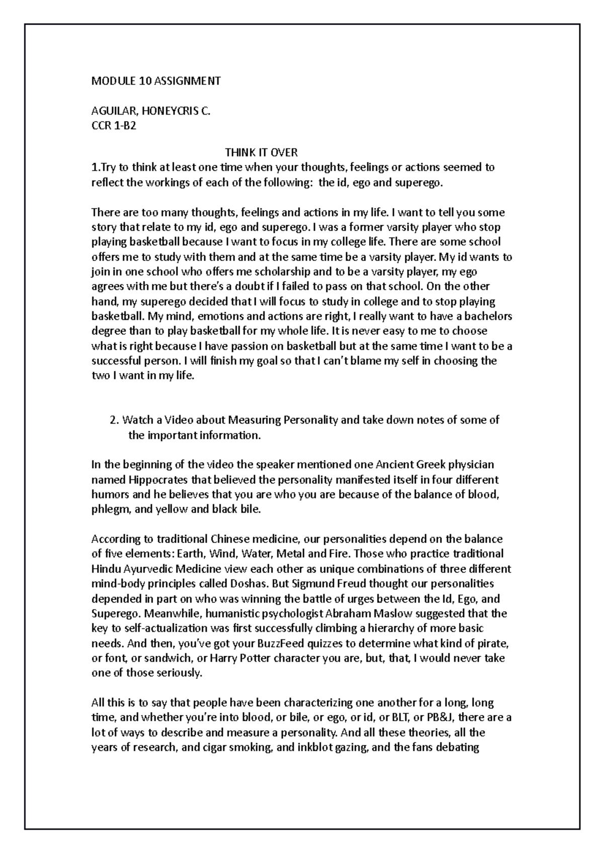 Module 10 Assignment - IT WILL HELP TO YOUR COURSE - MODULE 10 ...