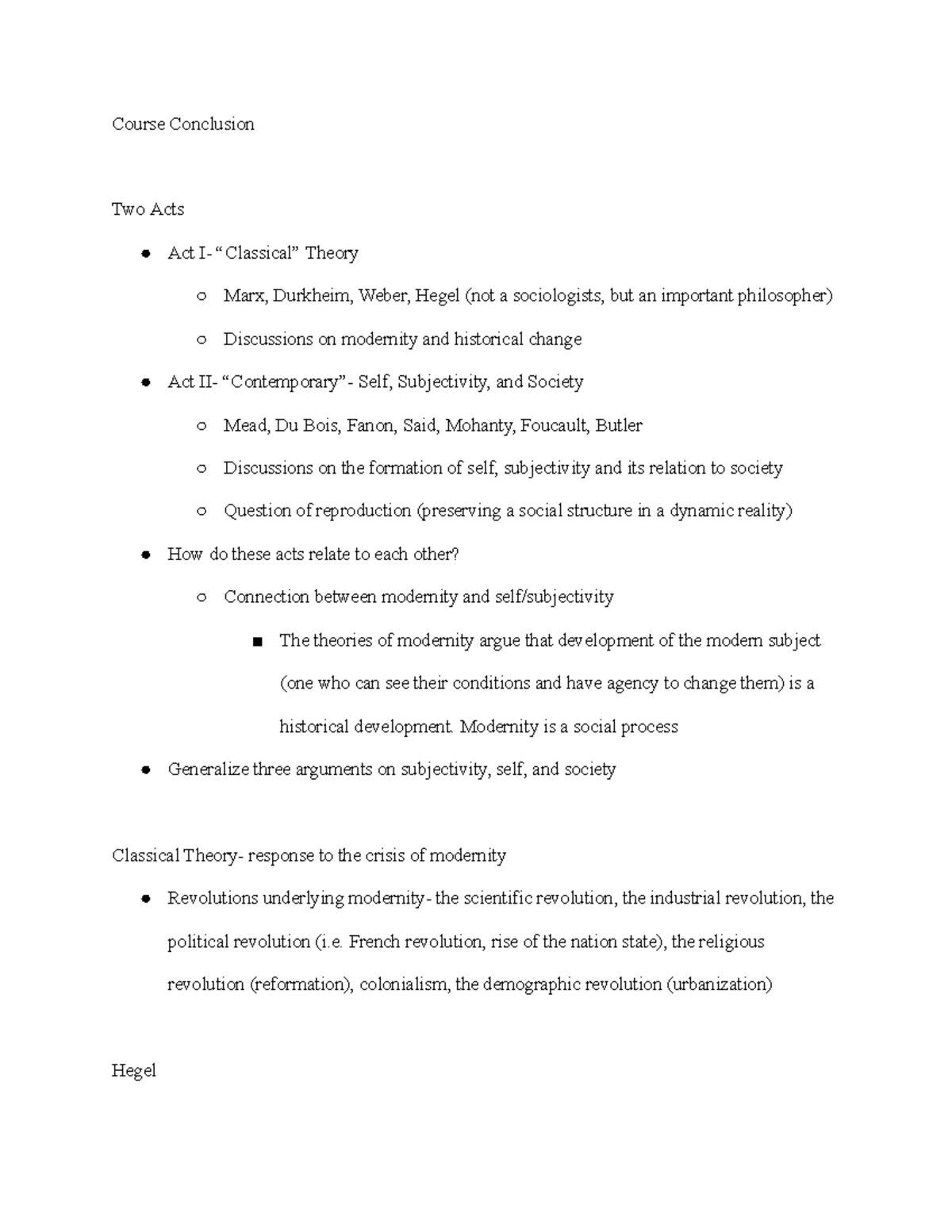 Course Conclusion - A summary giving a Birdseye view of everything ...