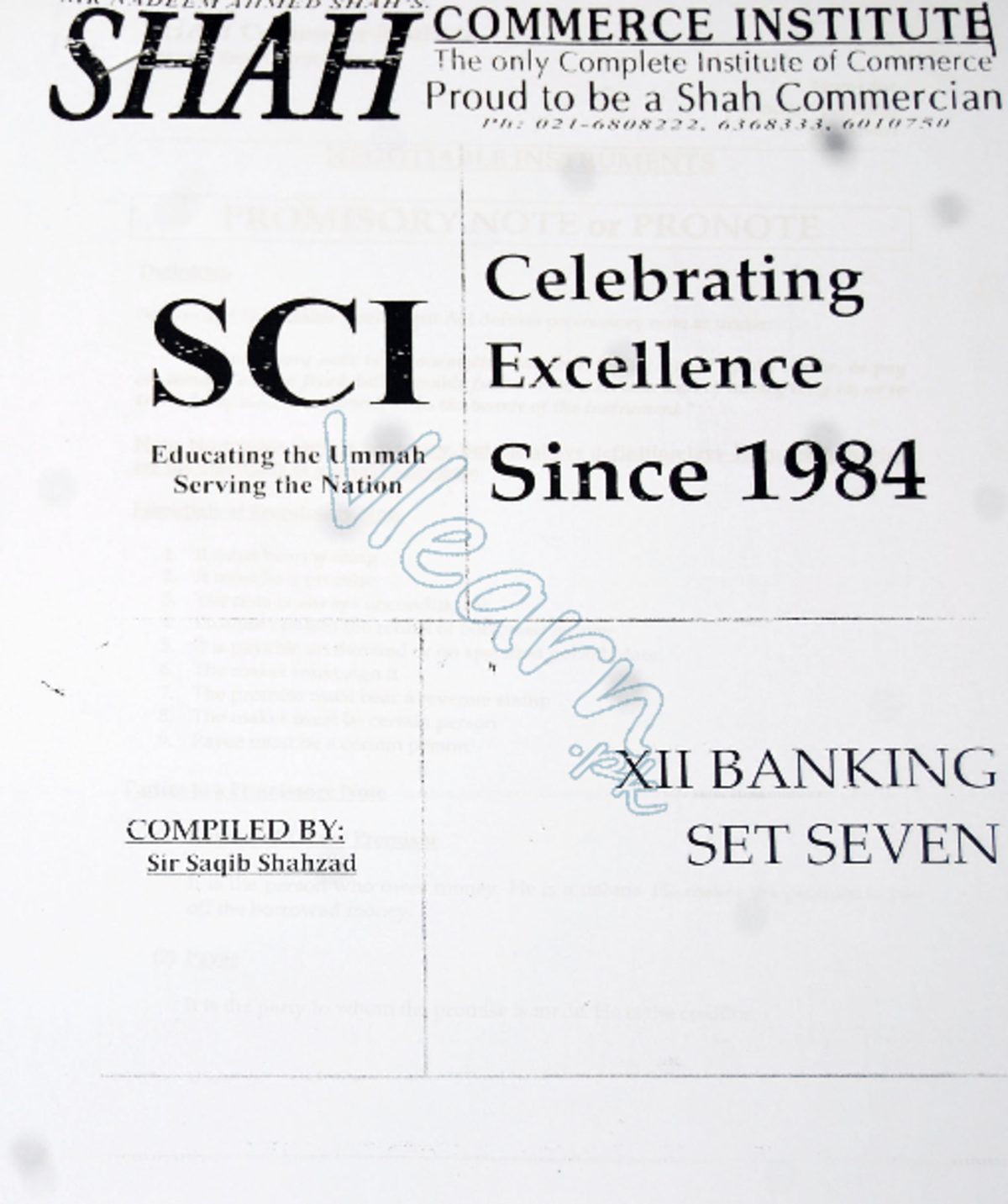 Modern Banking XII set7 shah commerce - Investment Banking - Studocu