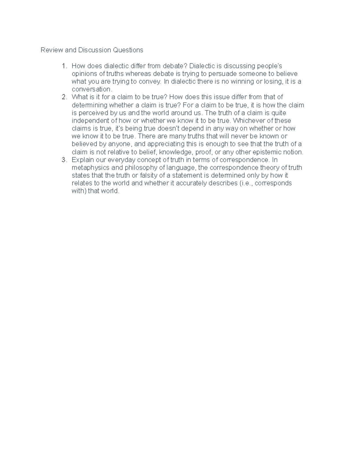 Chapter 1 and 2 - Practice Pages - Review and Discussion Questions How ...