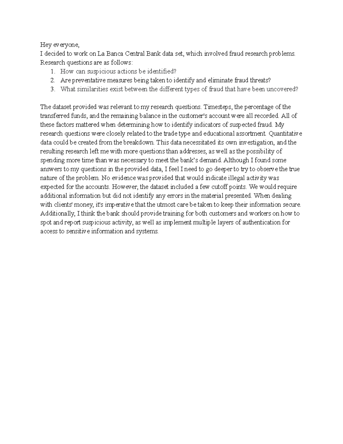 DAT-223 8-1 Disc Data Quality - Hey everyone, I decided to work on La ...