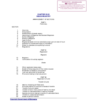 Kweneng Land Board v Kabelo Matlho case note by Ng'ong'ola - Kweneng ...