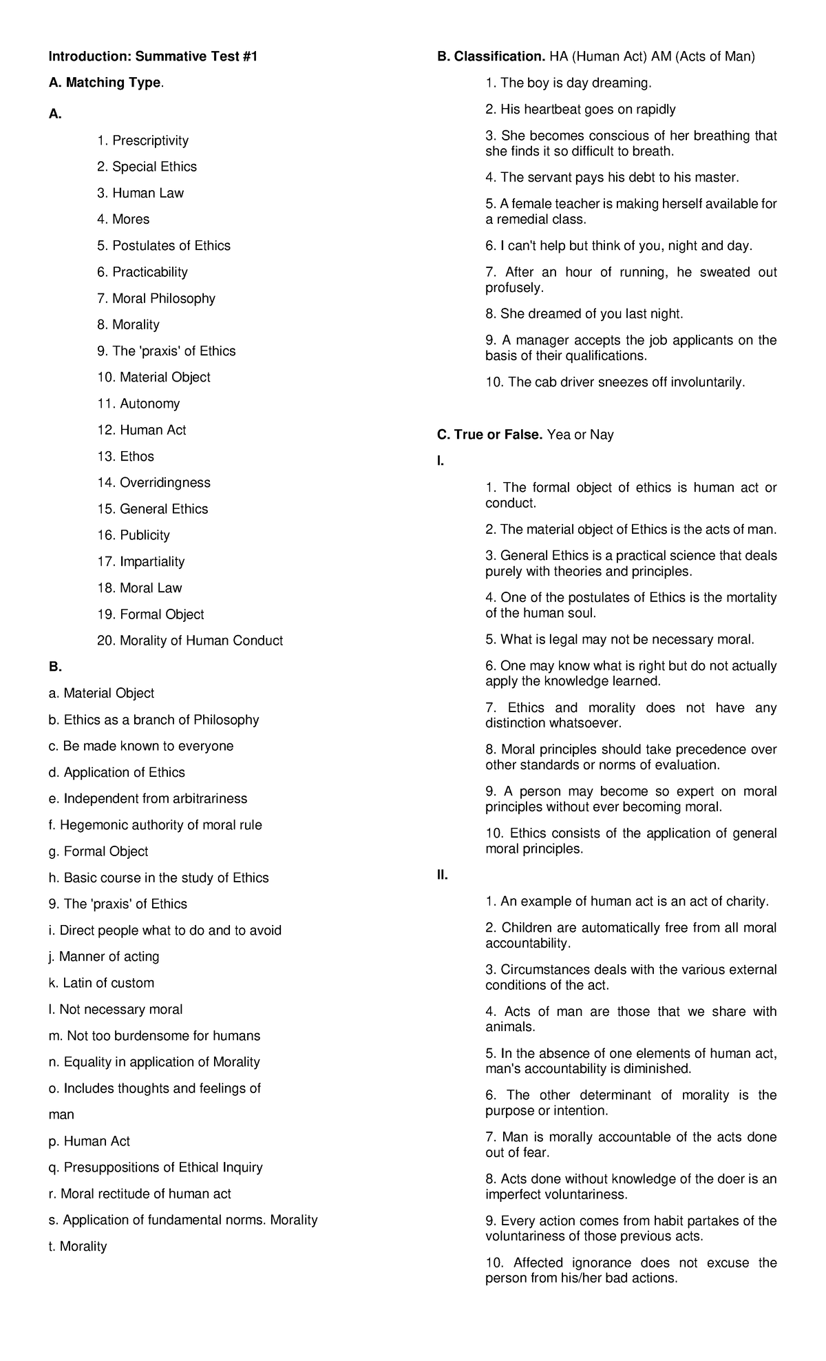 Final-ethics-intro-chap-1-2 summative practice test - Introduction ...