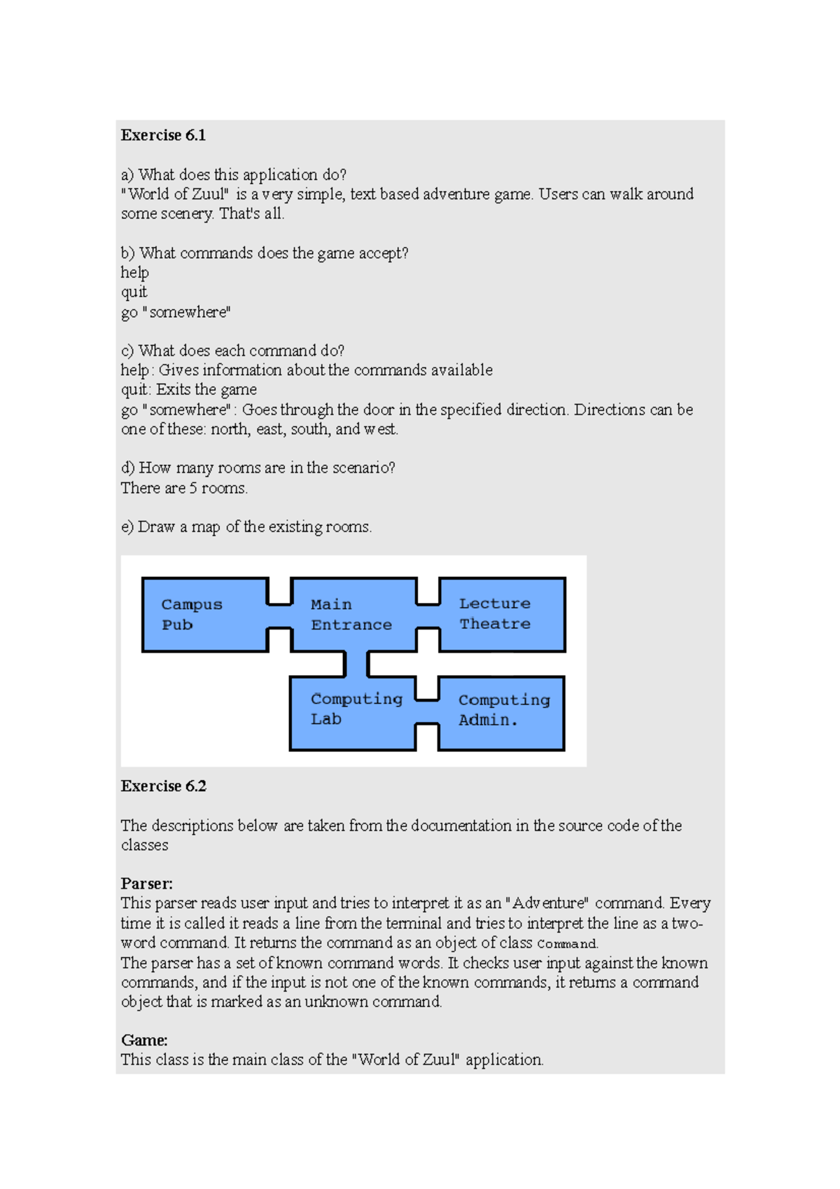 Solucion ejercicios libro BlueJ Ch06 - Exercise 6. a) What does this ...