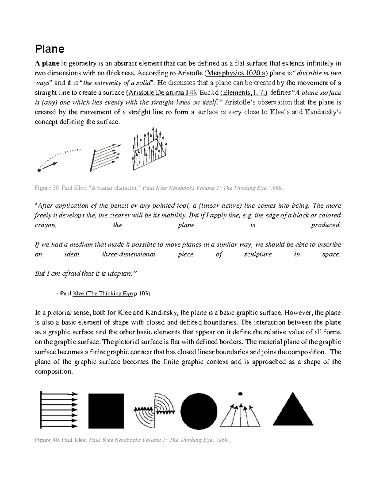 Plane - Plane A plane in geometry is an abstract element that can be ...