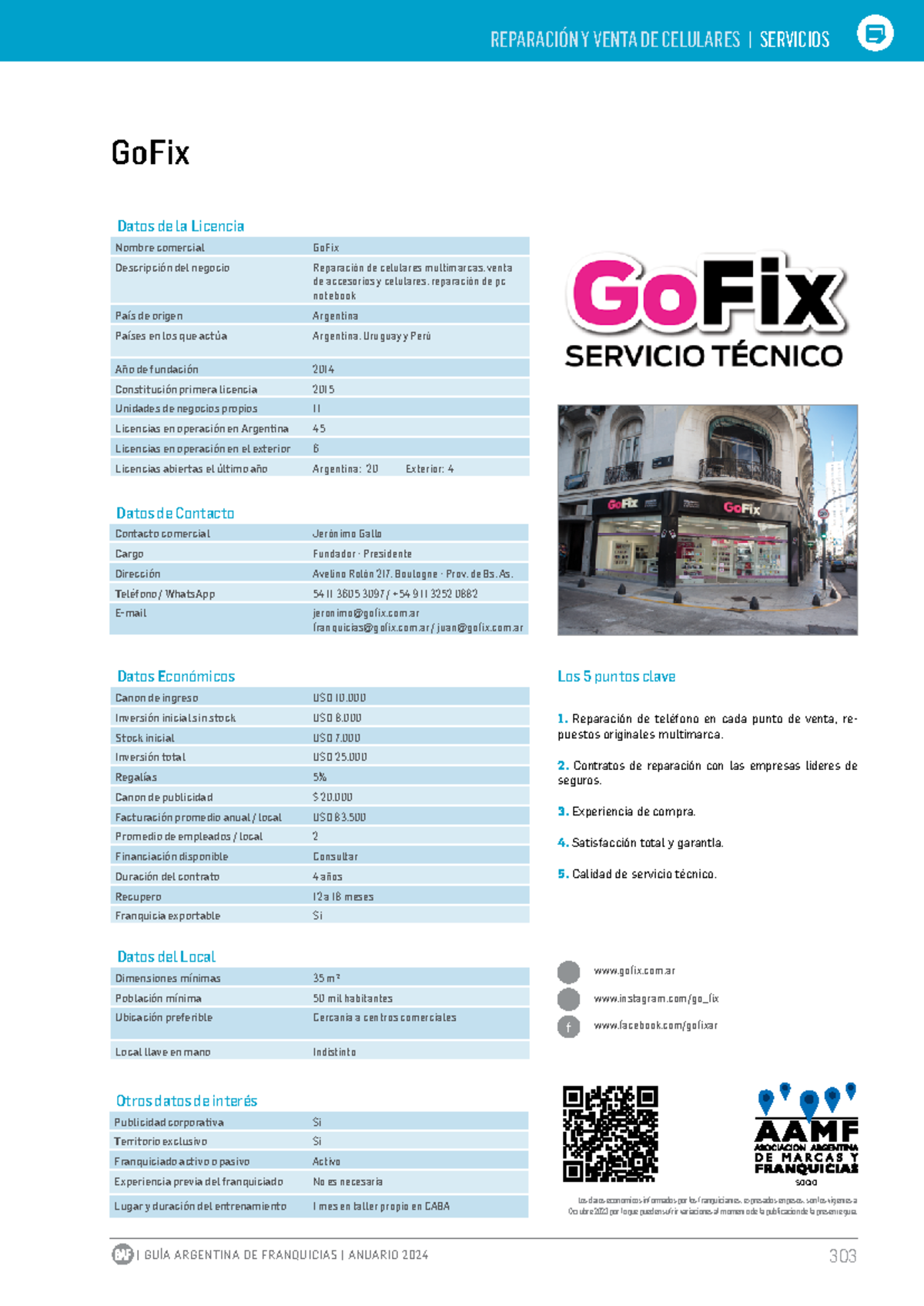 Ficha Gofix - Trabajo p - 303 Los datos económicos informados por los ...