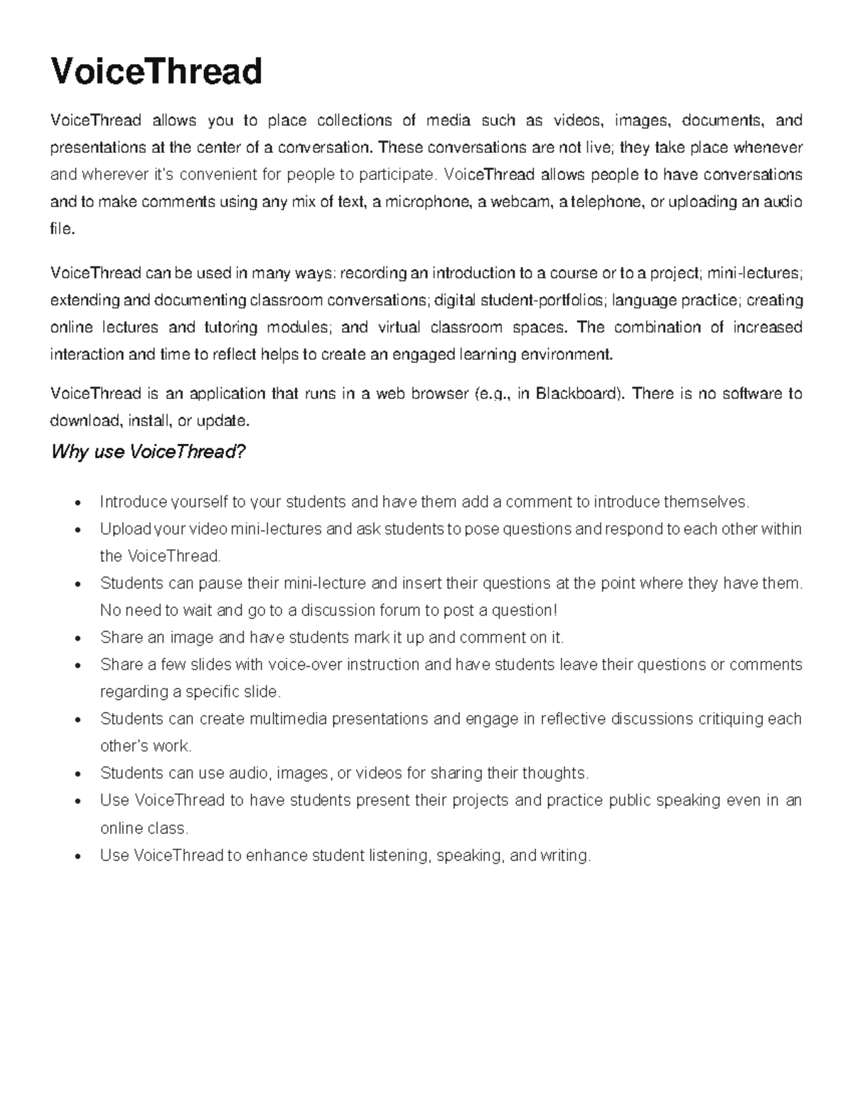 Editores de video - hello - VoiceThread ####### VoiceThread allows you ...