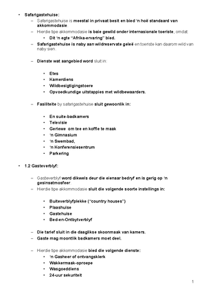 Datahantering 2022 - WORCESTER GIMNASIUM TOERISME DATAHANTERING TAAK ...