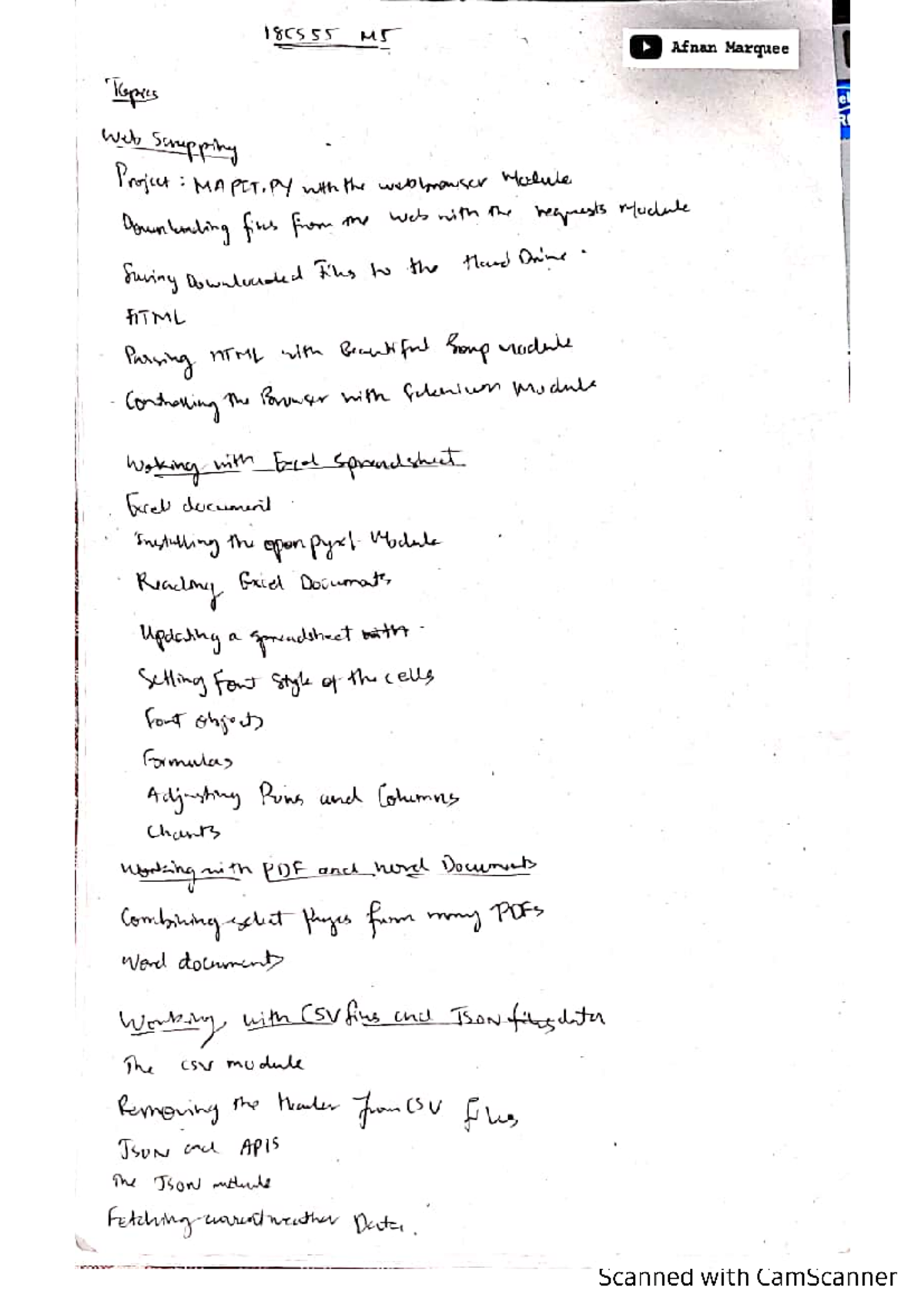 18CS55 M5 - notes - Artificial Intelligence - Studocu