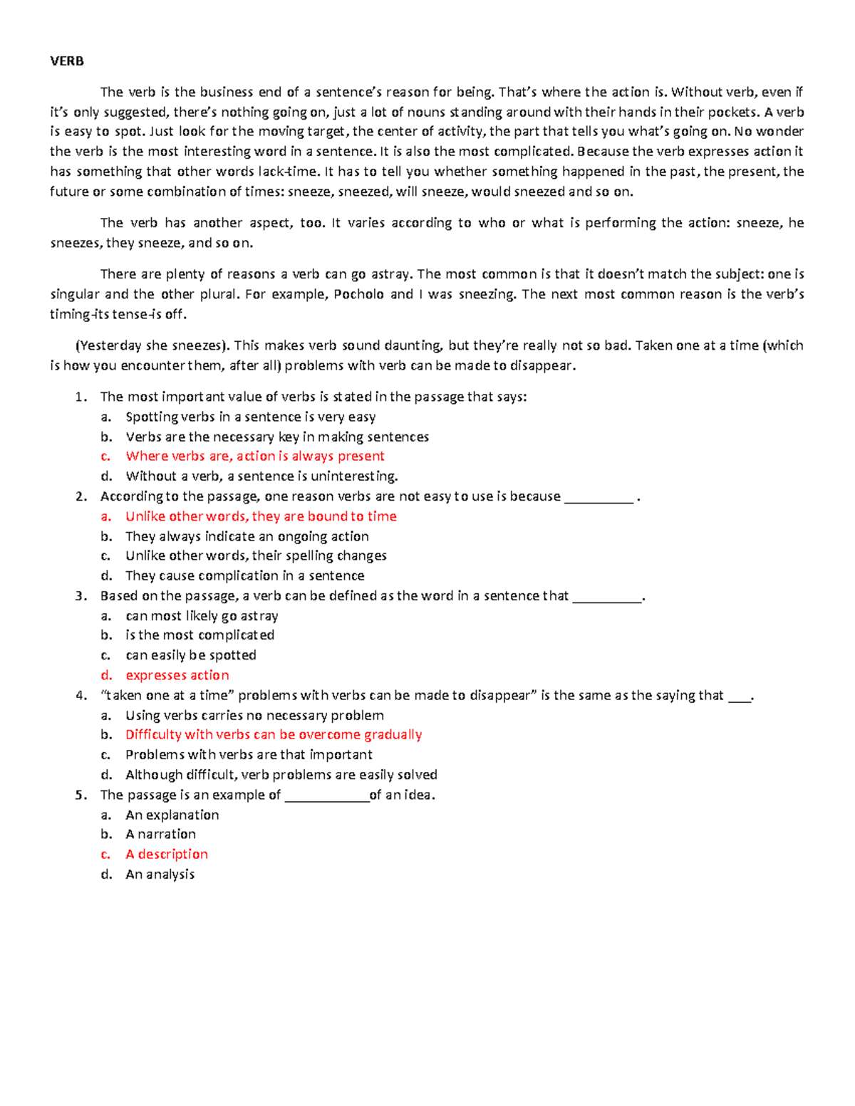EPT 2020 Reading Comprehension VERB The Verb Is The Business End Of ept-2020-reading-comprehension-verb-the-verb-is-the-business-end-of