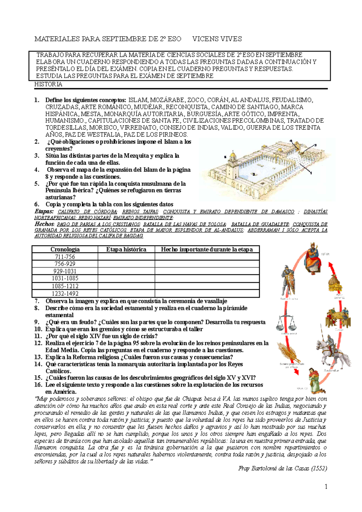 2 ESO - Materiales septiembre Vicens Vives - MATERIALES PARA SEPTIEMBRE DE 2º ESO VICENS VIVES ...