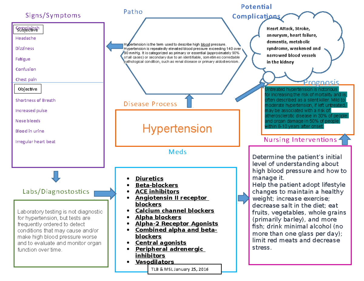 Disease MAP Hypertension - NURB 3041 - NSU - Studocu