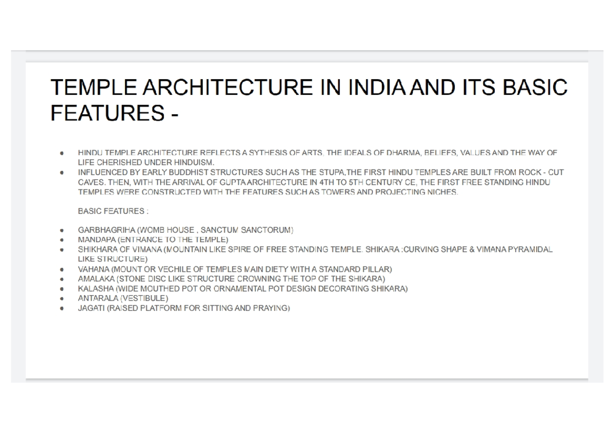 Kerala temple arc-1 - History and archaeology - B.A History - Studocu