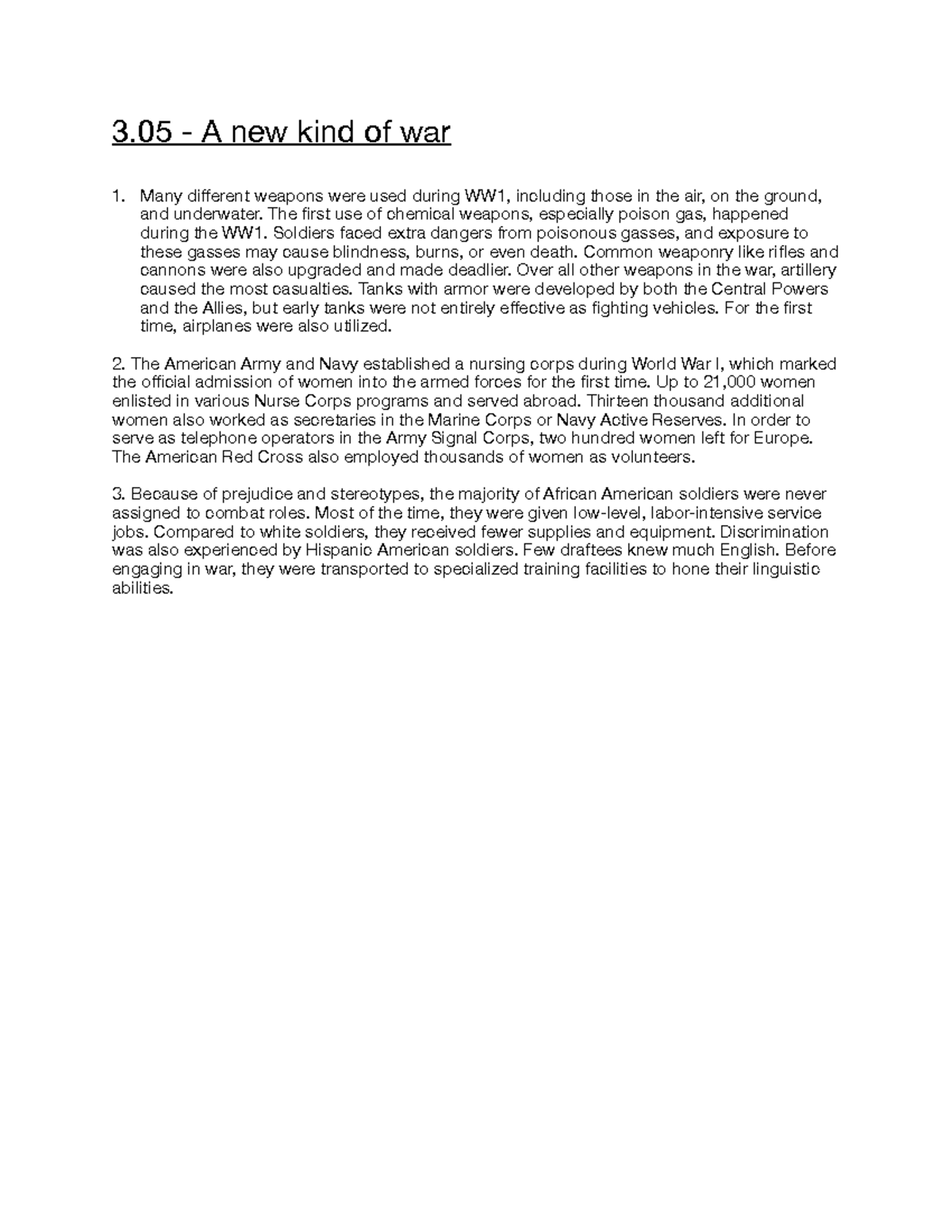 3.05 - A new kind of war - You're welcome.