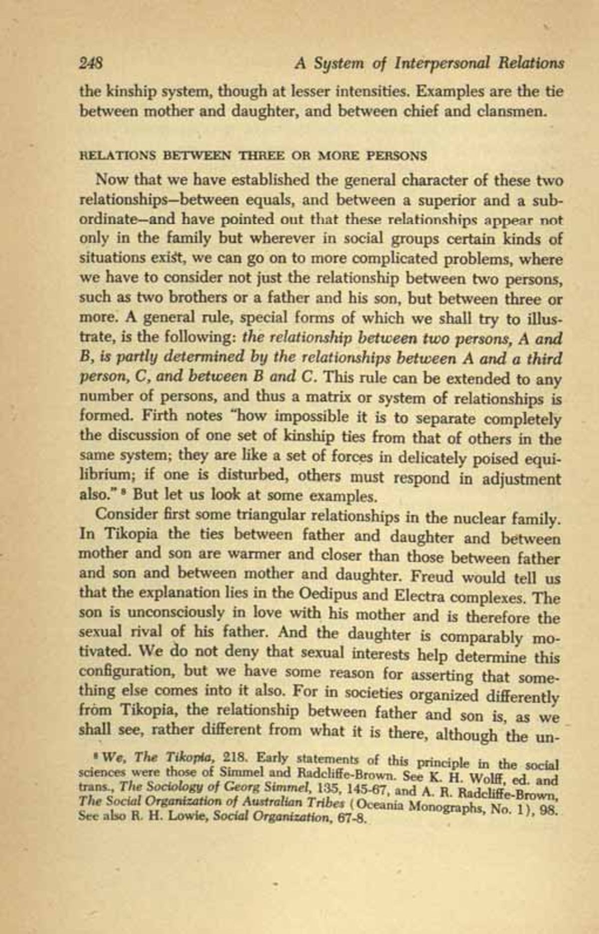 Chapter 10 Homans p2 - Social Exchange Theory - 248 A System of ...