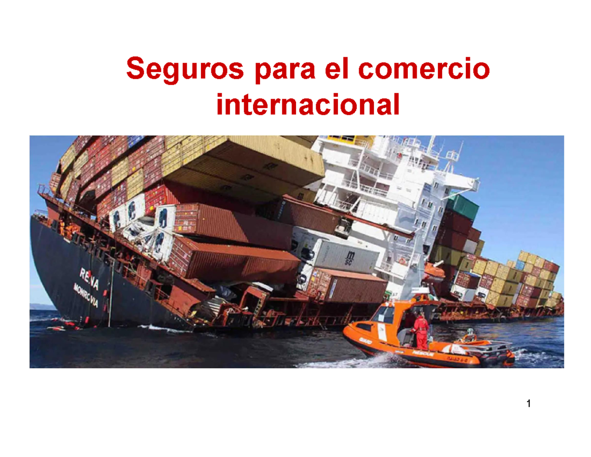 Seguros para el Comercio Internacional - Seguros para el comercio ...
